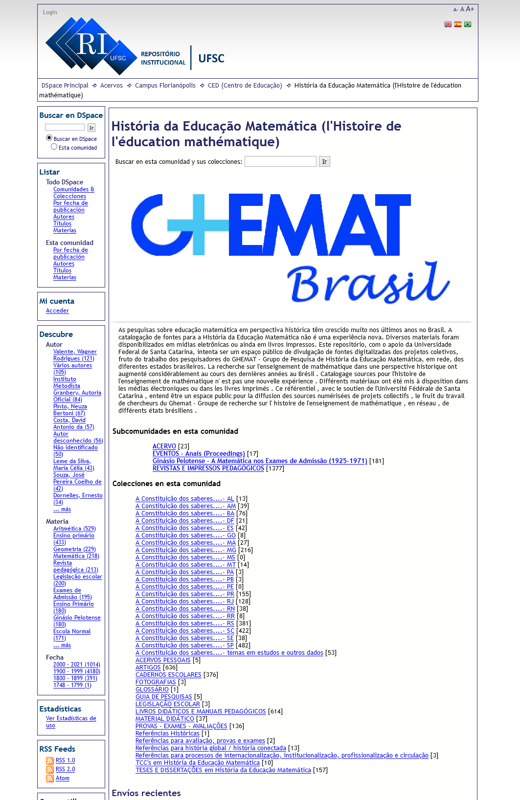 RCD – GHEMAT Brasil